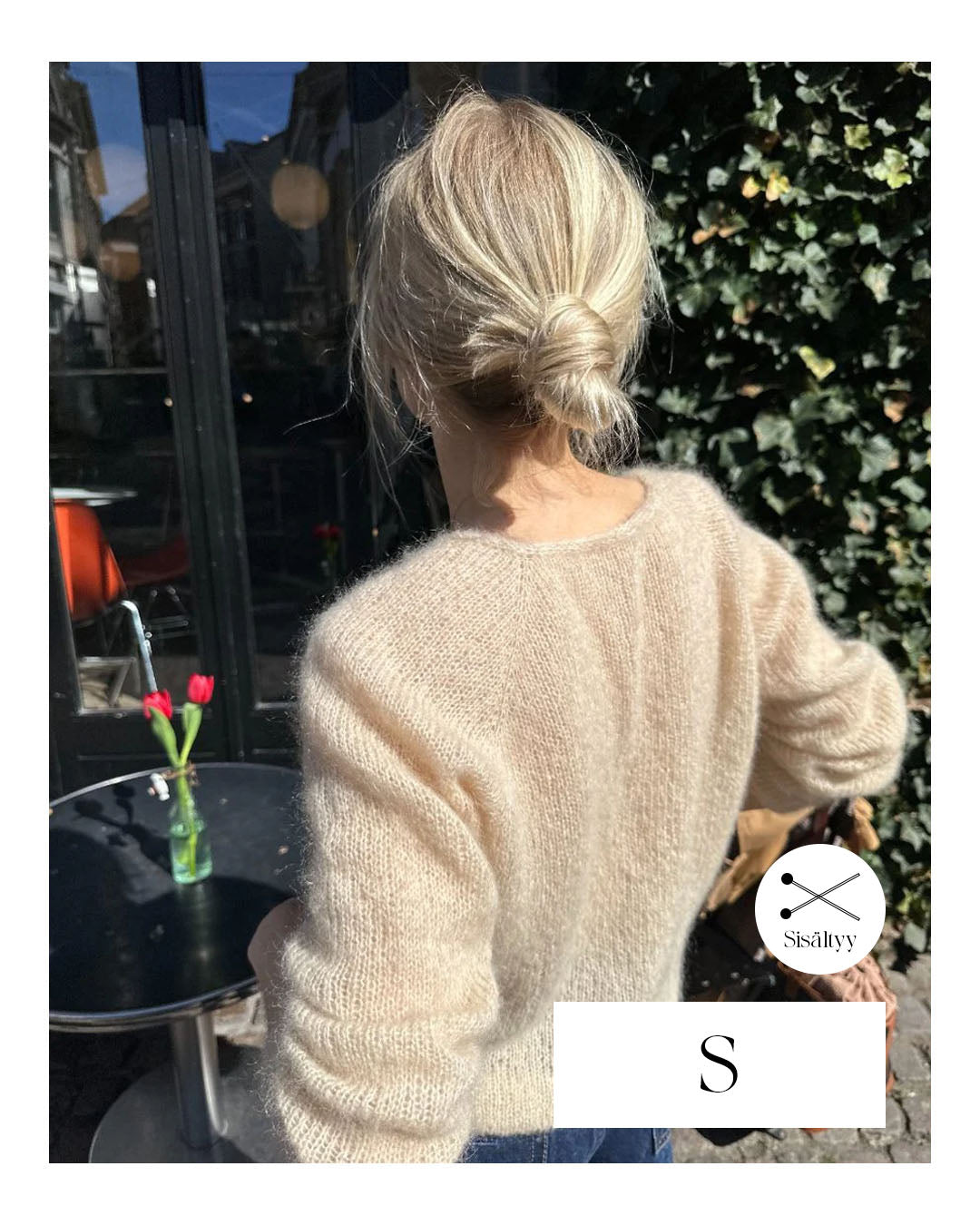 PetiteKnit Cumulus Blouse -neulesetti [koko S] (sis. puikot)